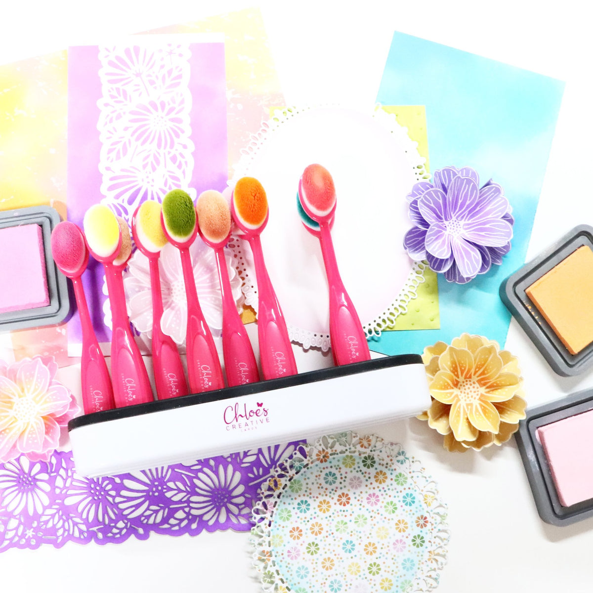 New Product Launch - Ink Blending Brushes, Storage, and Stamen Die – Chloes Creative Cards