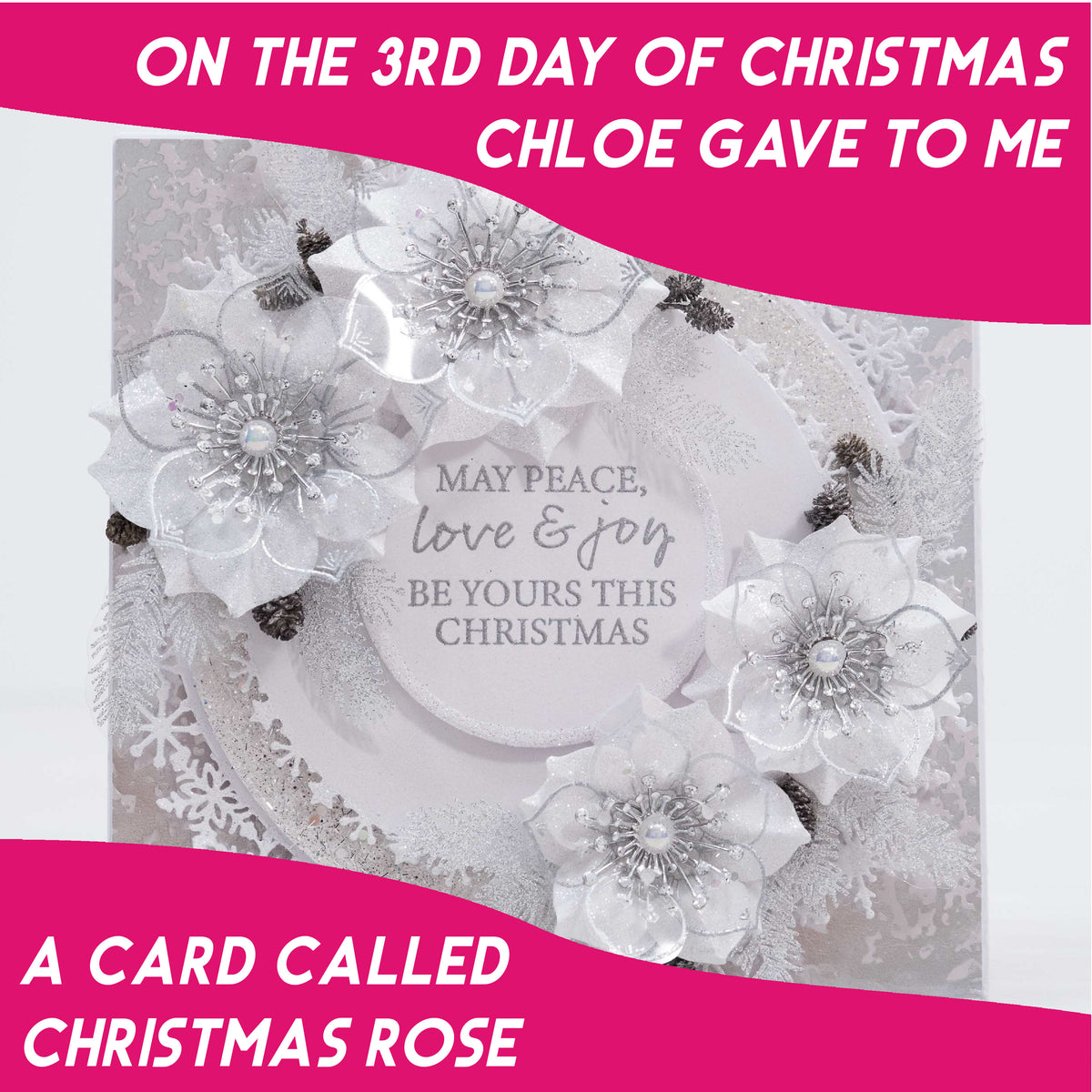 The 12 Projects of Christmas - Day 3 - Christmas Rose – Chloes Creative ...