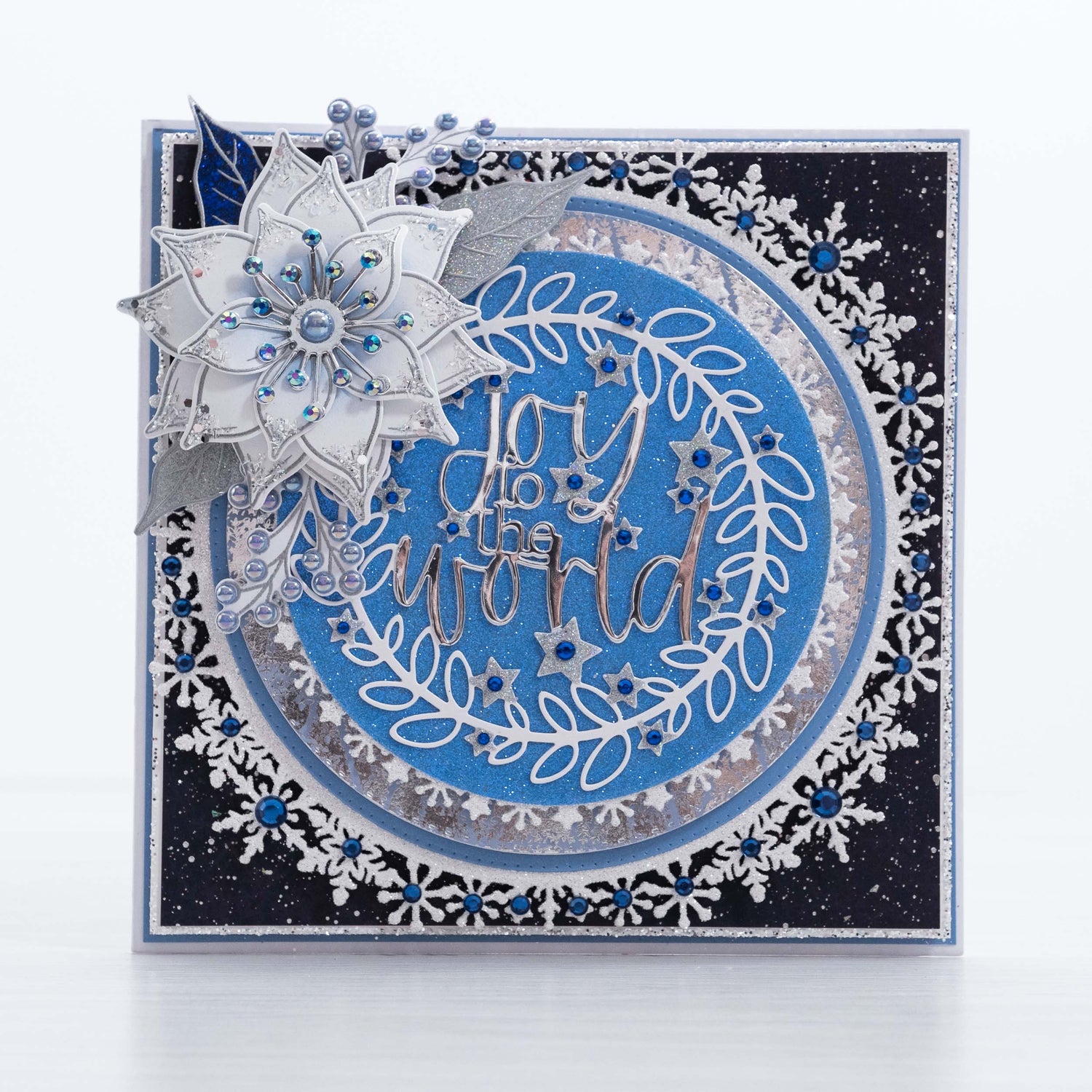 Joy to the World - Frosty Christmas Card Tutorial – Chloes Creative Cards