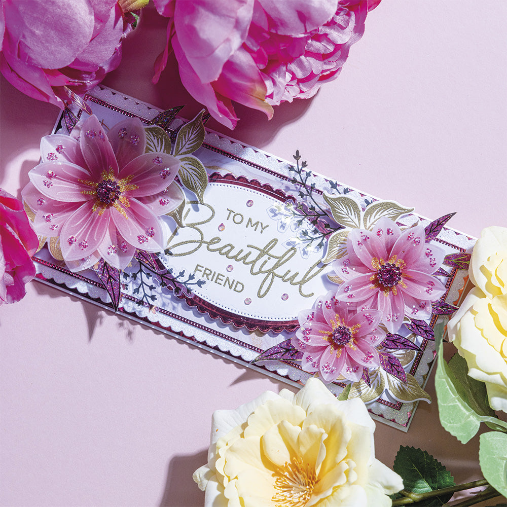 To My Beautiful Friend - Flower Builder Collection Card Tutorial ...