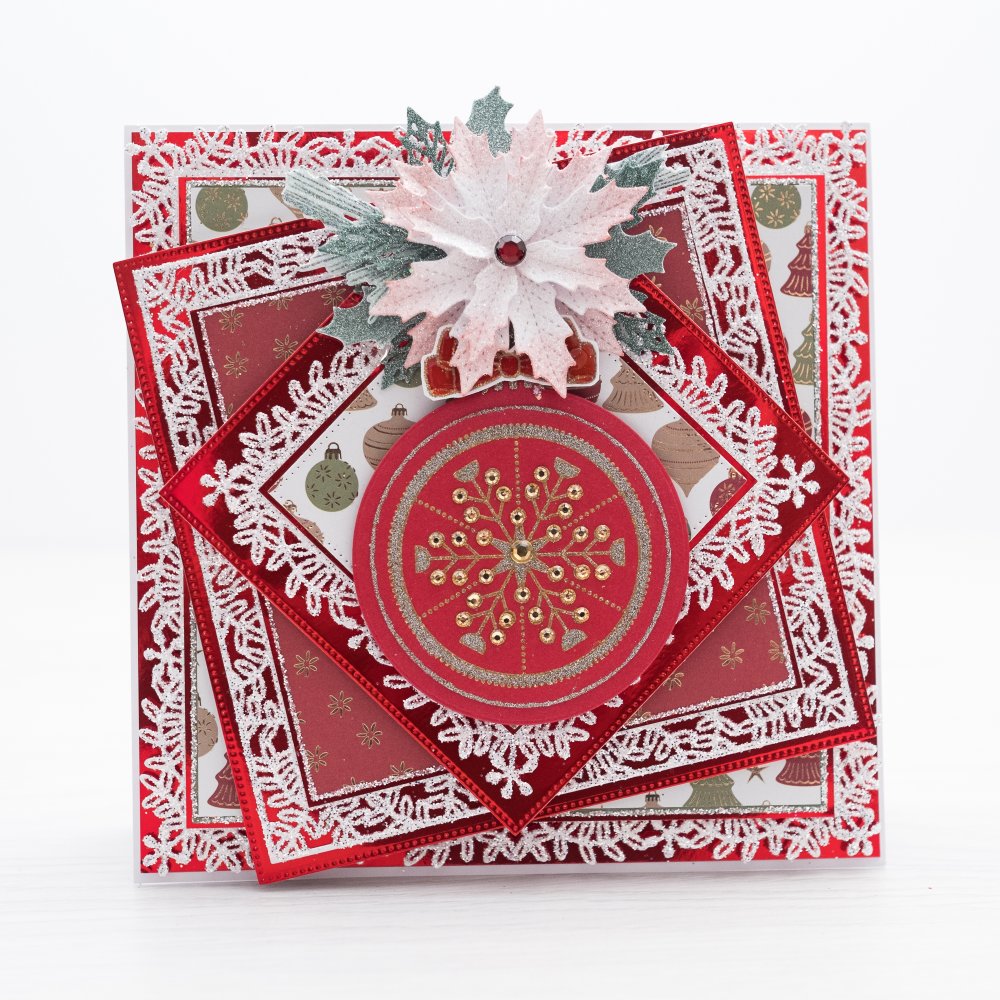 Large Bauble - Elegant Christmas Card Tutorial – Chloes Creative Cards