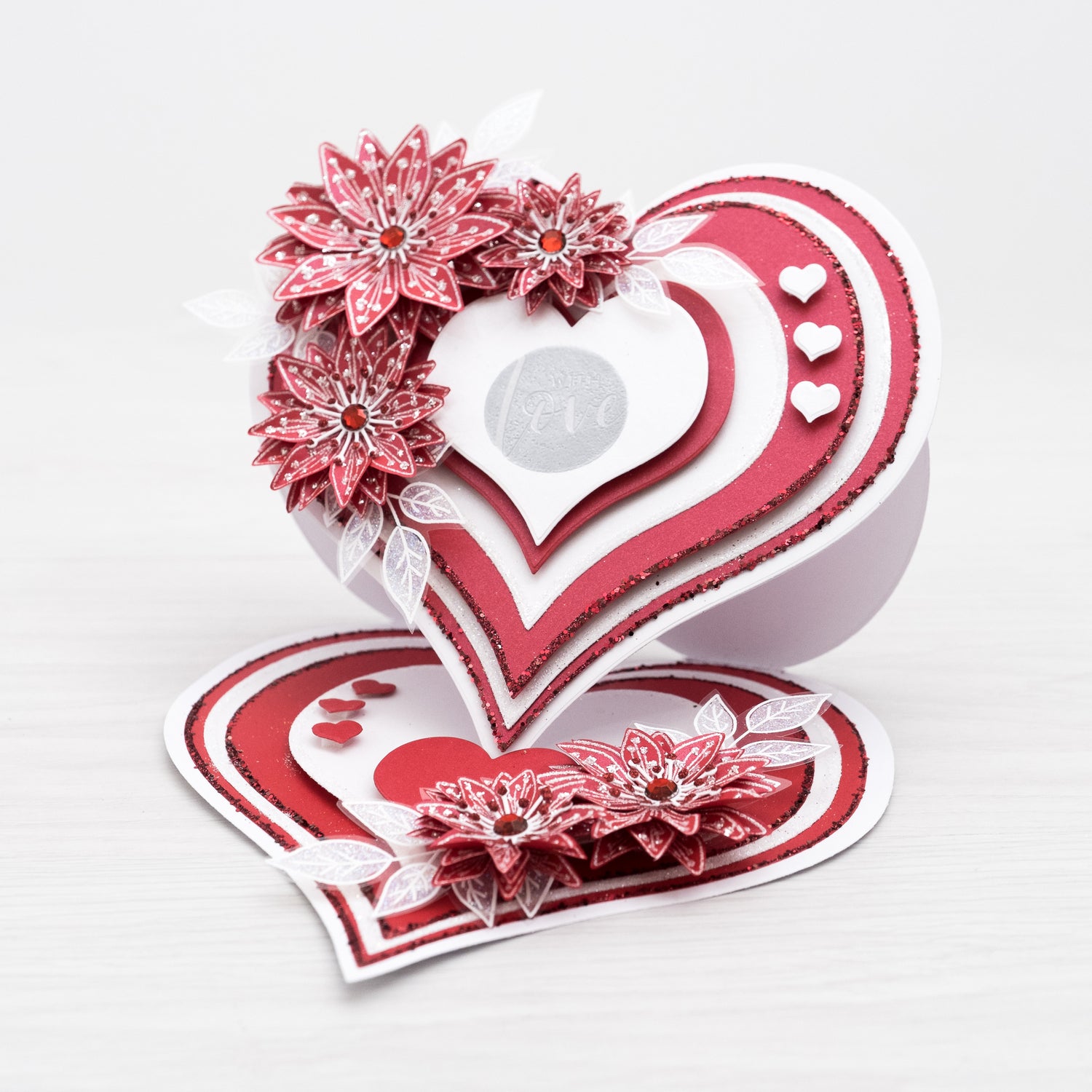 With Love - Valentine's Day Card Tutorial By Rebecca Houghton – Chloes ...