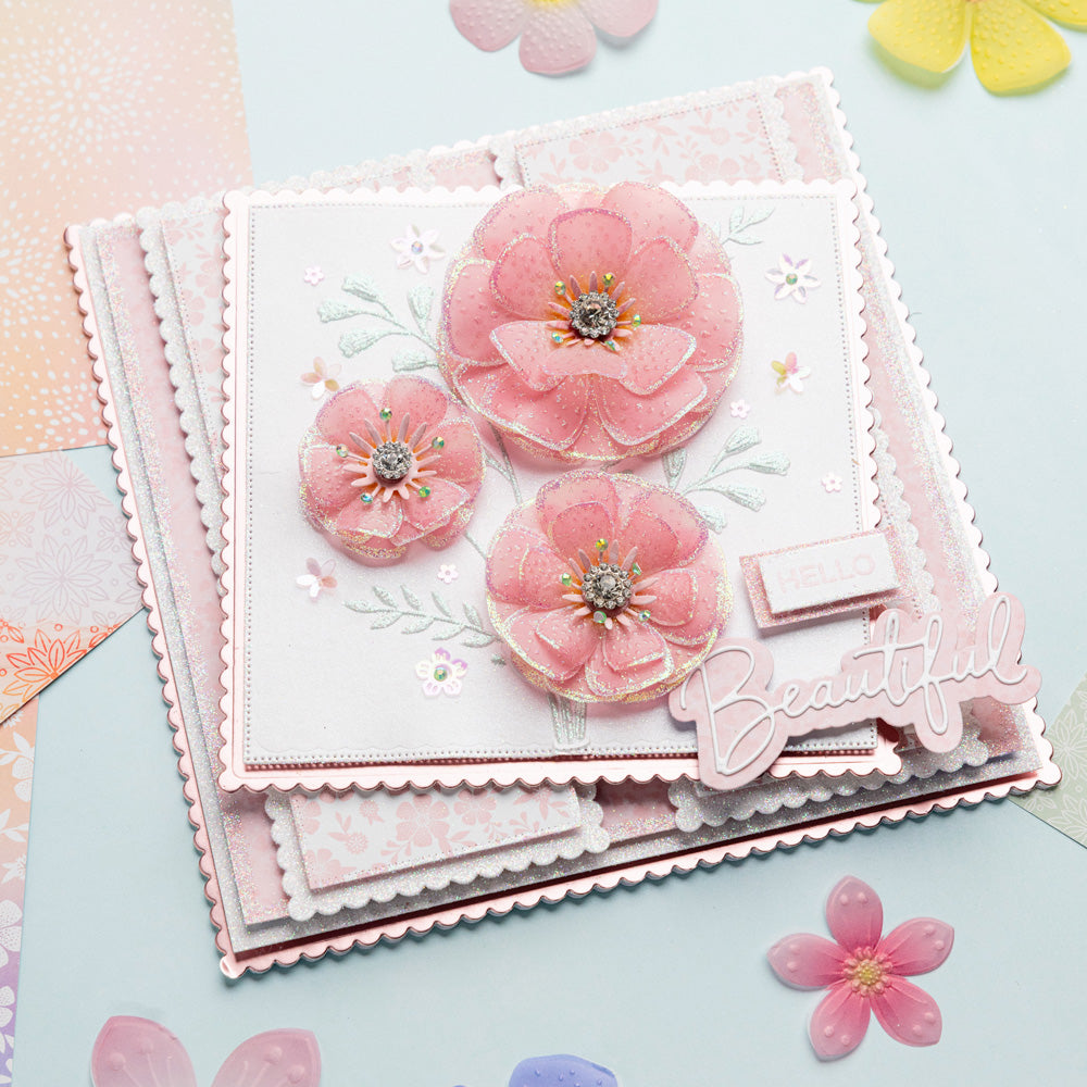 Hello Beautiful - Flower Builder Collection Card Tutorial – Chloes ...