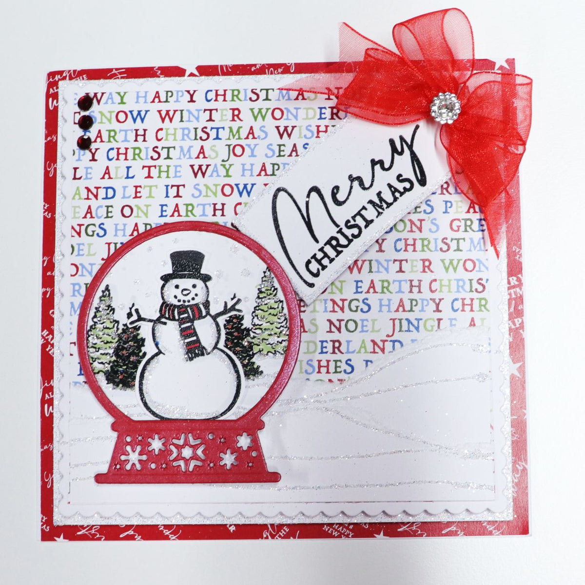 Snowman Snow Globe - Box Kit 16 Limited-Edition Stamp Card Tutorial ...