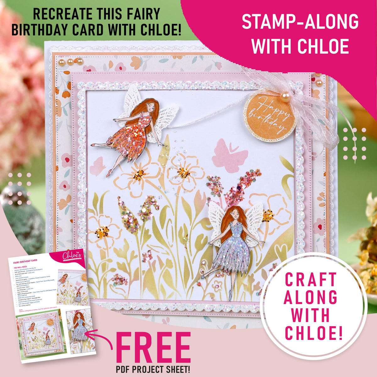 Chloe's Creative Cards Collection - Issue 15 - Stamp-along Card Tutori ...