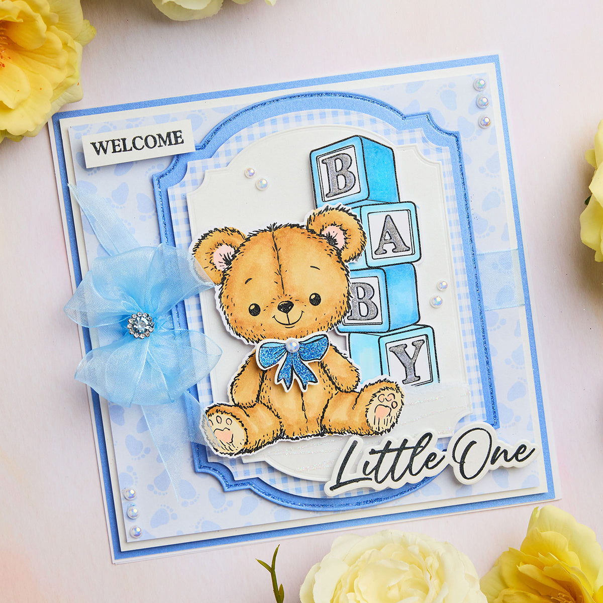 Welcome Little Bear - Baby Collection Card Tutorial – Chloes Creative Cards