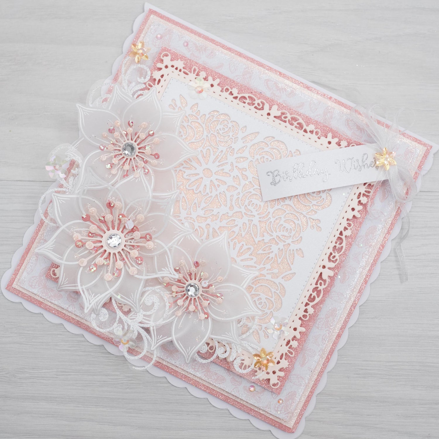 Birthday Wishes - Blooming Frames Card Tutorial – Chloes Creative Cards