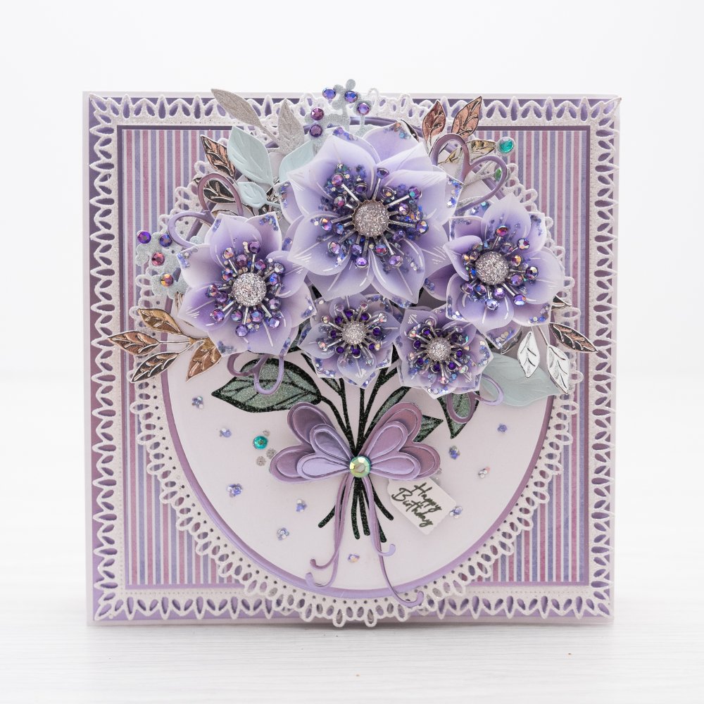 Birthday Lilac - Build a Bouquet Card Tutorial – Chloes Creative Cards
