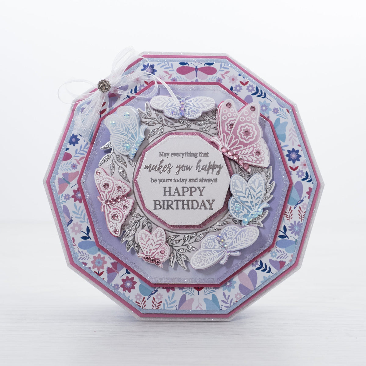 Butterfly Decagon - Floral Frames and Flutters Card Tutorial – Chloes ...