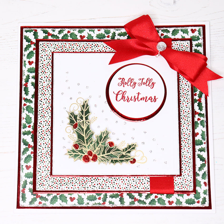 Holly Jolly Christmas Card Project by Glynis Bakewell – Chloes Creative ...