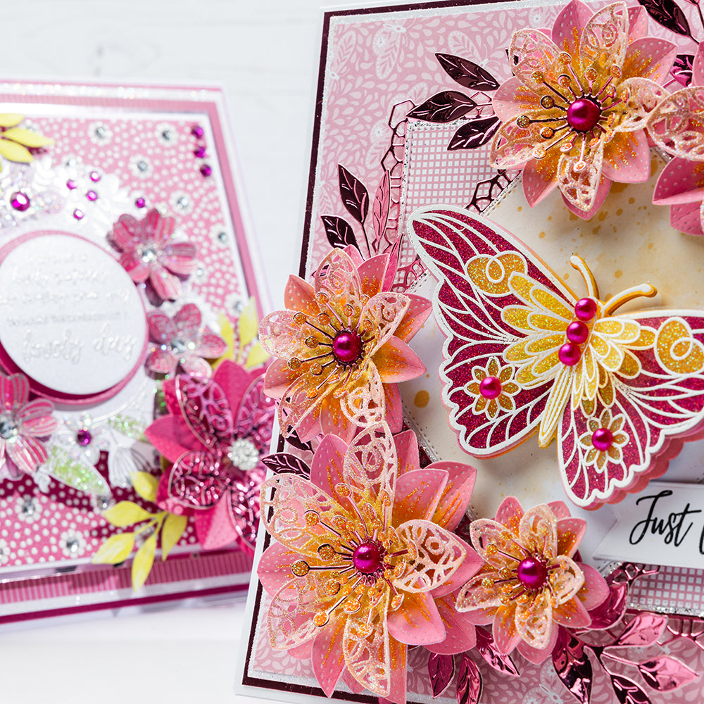 Floral Frames and Flutters – Chloes Creative Cards