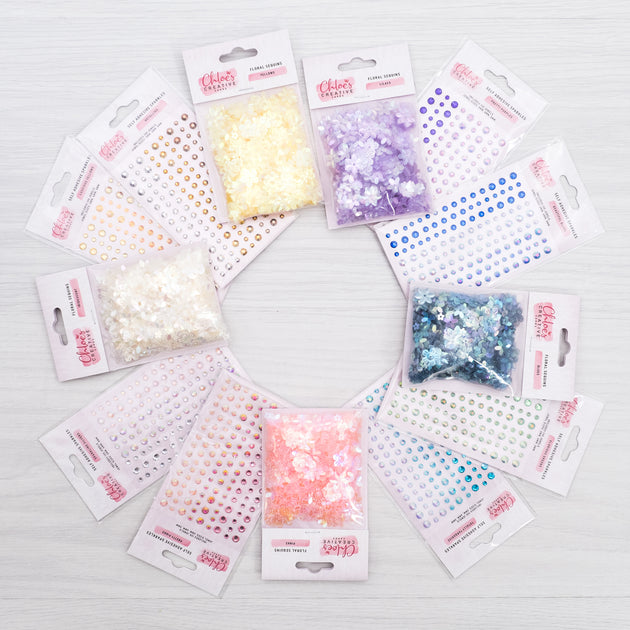 NEW PRODUCT LAUNCH! Introducing the Floral Sequins and Self-Adhesive S ...