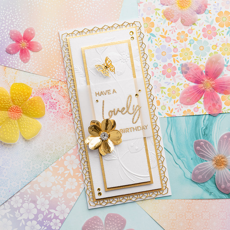 Chloe's Creative Cards Metal Die Set - DL Decorative Rectangles ...