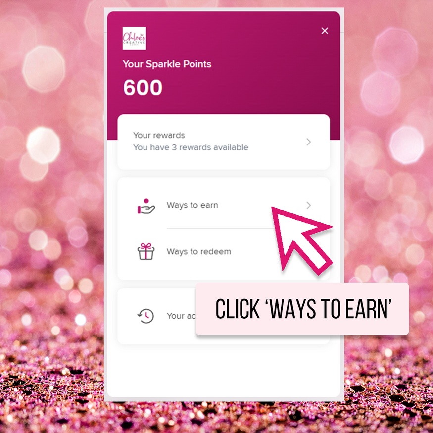 Sparkle Points Reward Club – Chloes Creative Cards