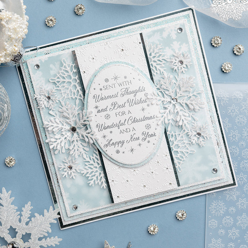 Chloe's Creative Cards Metal Die Set - On the Edge Snowflake Border ...