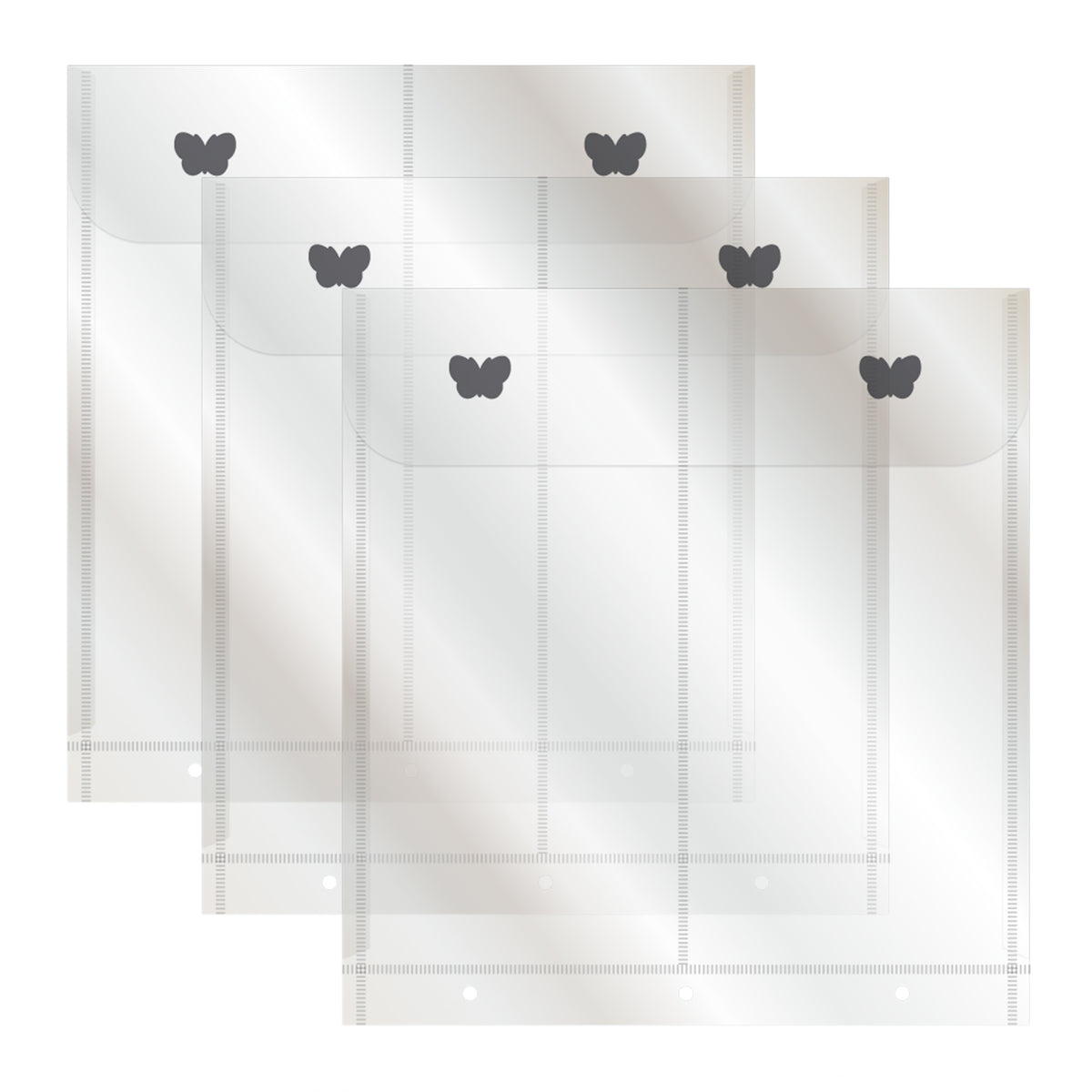 Chloe's Creative Cards Storage Binder Duo DL Plastic Pockets - Pack of ...