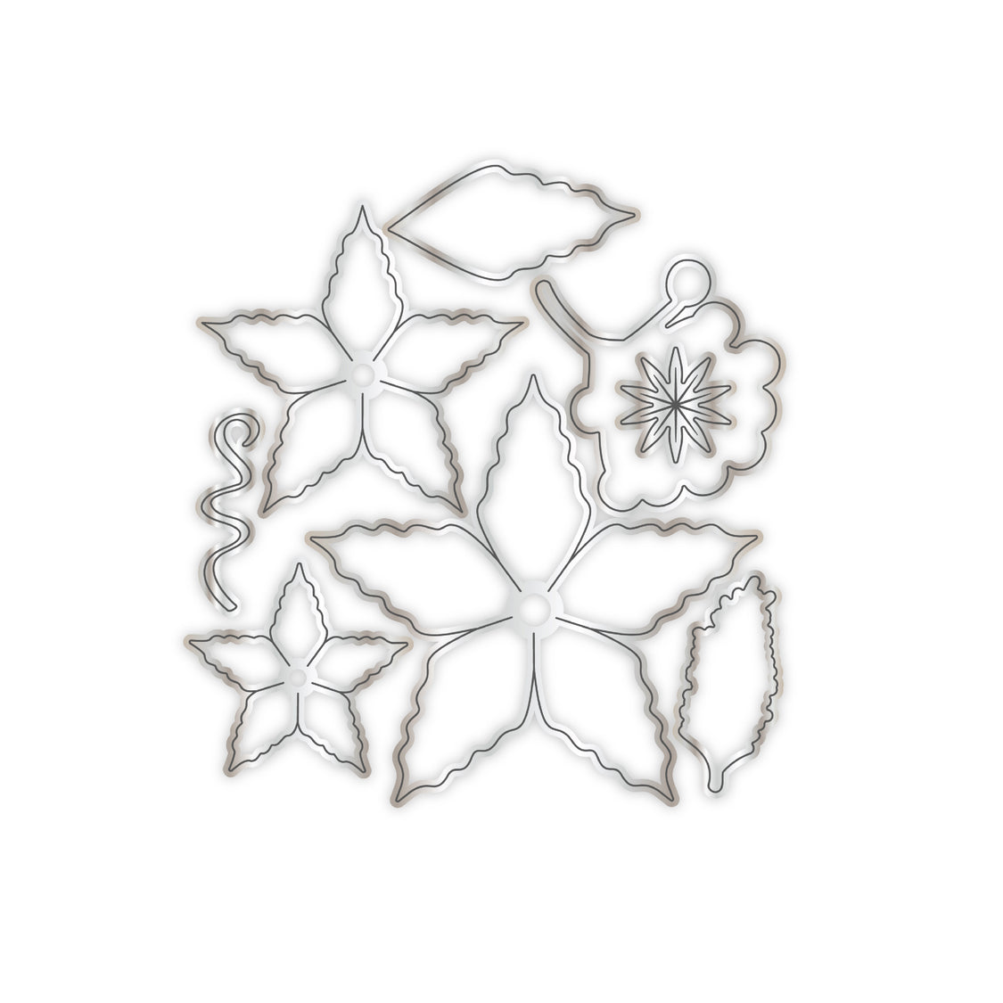 Chloe's Creative Cards 5x7 3D Embossing Folder, Stamp & Metal Die Set ...