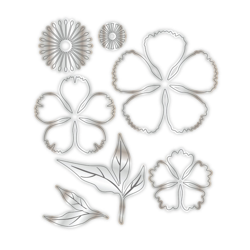 Chloe's Creative Cards 5x7 3D Embossing Folder & Metal Die - Peony Flo ...