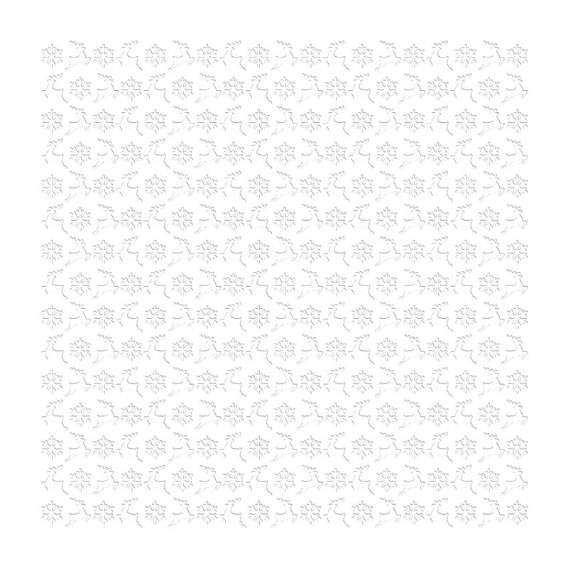 Chloe's Creative Cards - 8x8" 2D Embossing Folder - Dashing through th ...