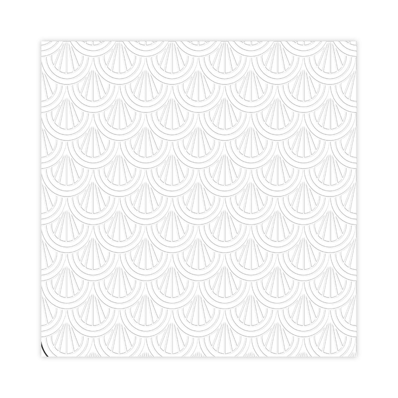 Chloes Creative Cards 8x8 Embossing Folder Fabulous Fan & Decadent Dot