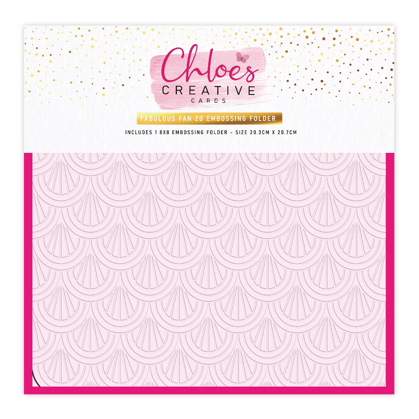 Chloes Creative Cards 8x8 Embossing Folder Bundle