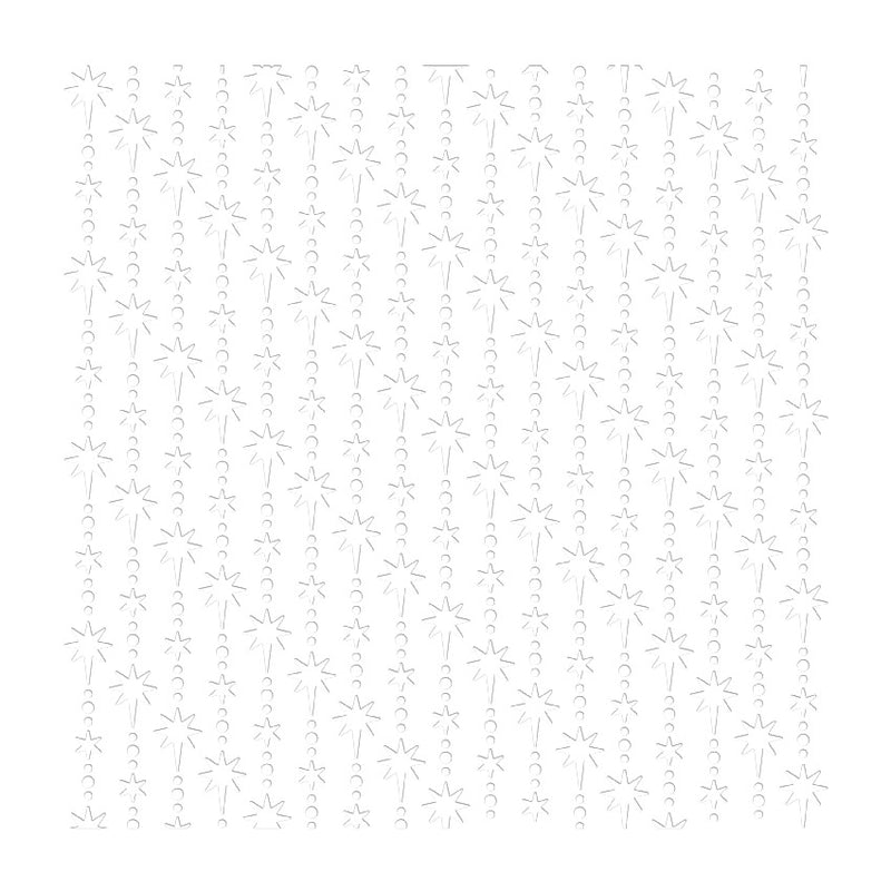 Chloe's Creative Cards - 8x8" 2D Embossing Folder - Star Background ...