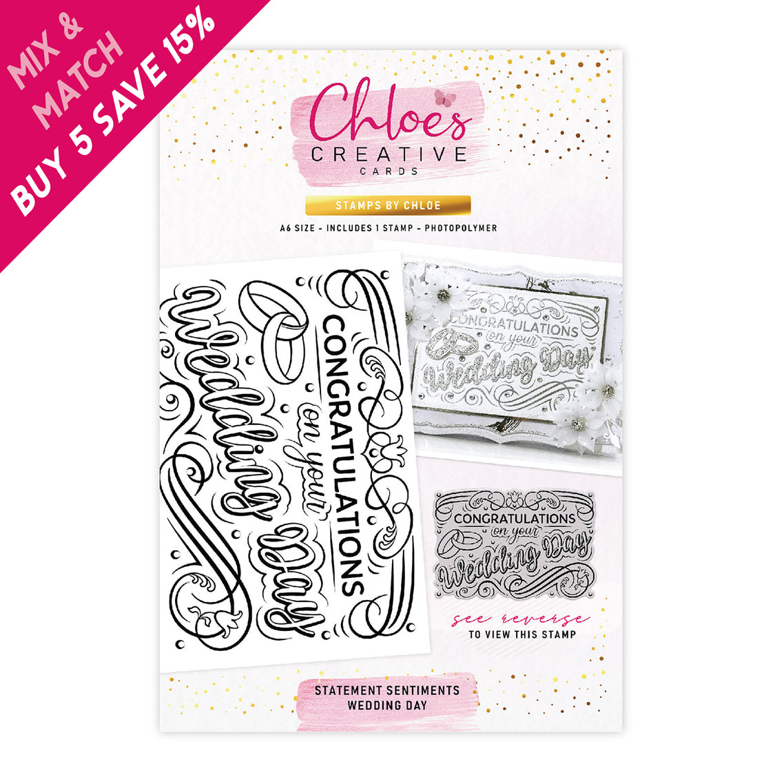 Chloes Creative Cards Photopolymer Stamp Set (A6) - Statement Sentimen