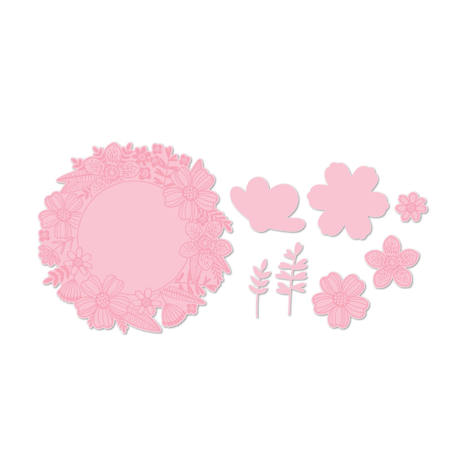 Chloes Creative Cards Die & Stamp Set - Fabulous Floral Frame