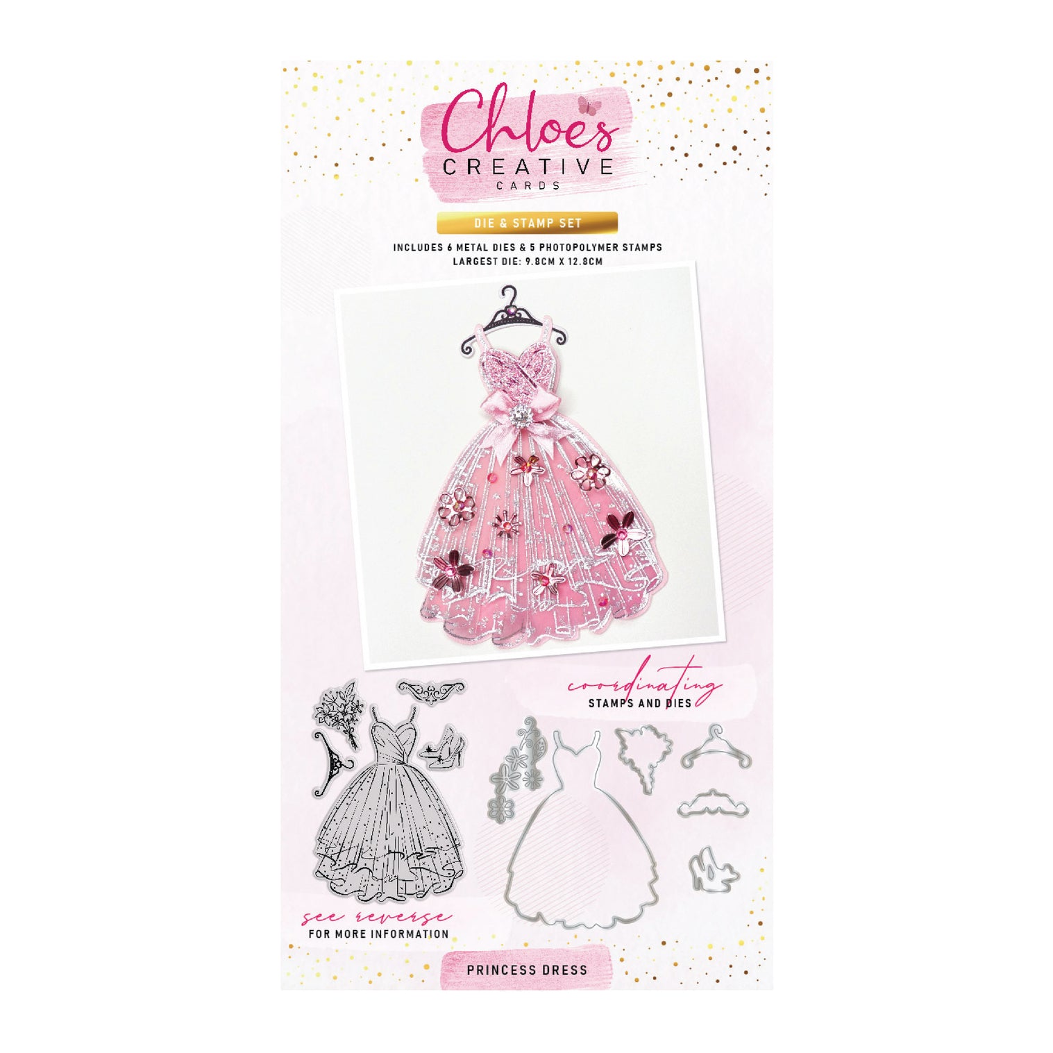 Chloe's Creative Cards Die & Stamp - Princess Dress – Chloes Creative Cards