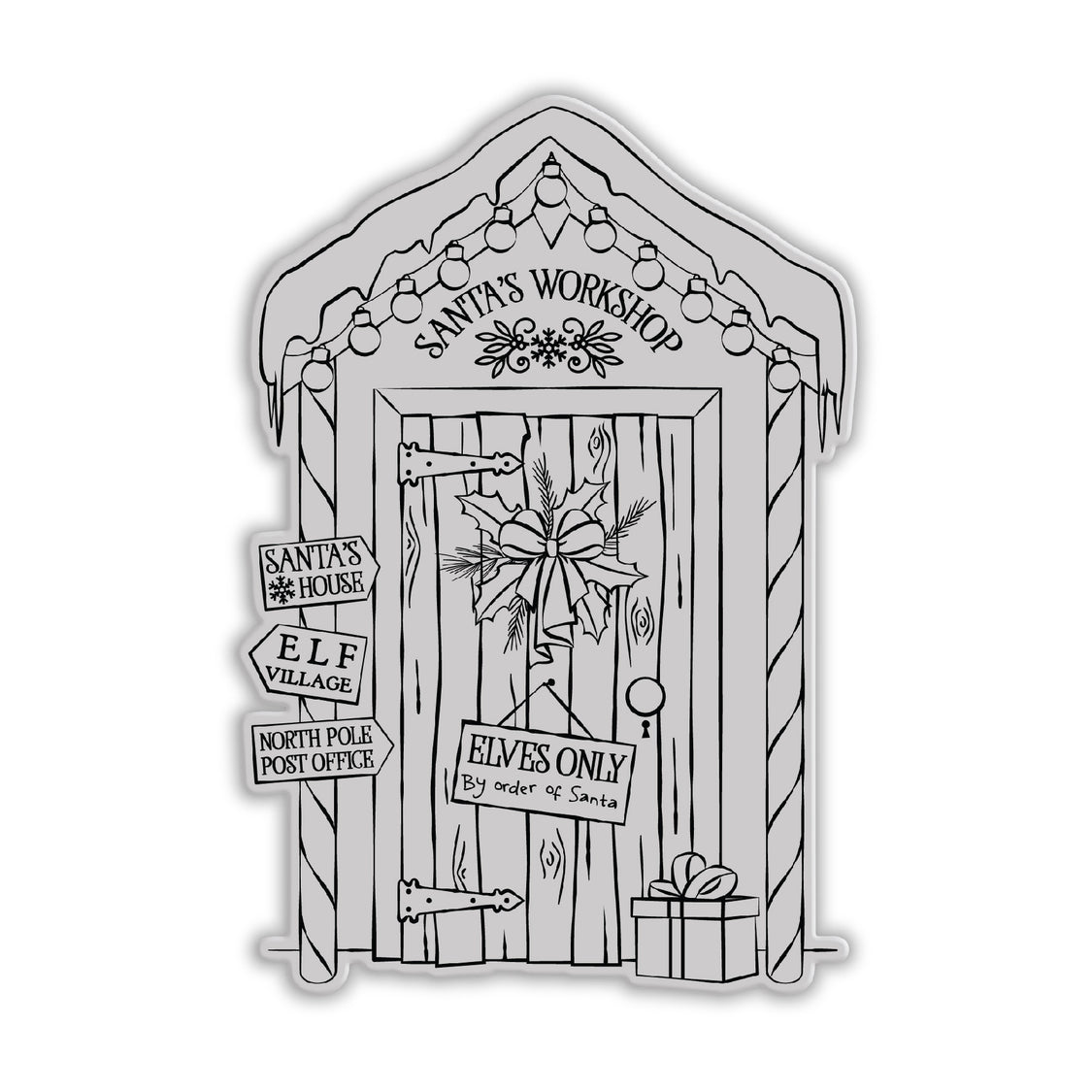 Chloes's Creative Cards Photopolymer Stamp Set (A6) - Santas Workshop ...