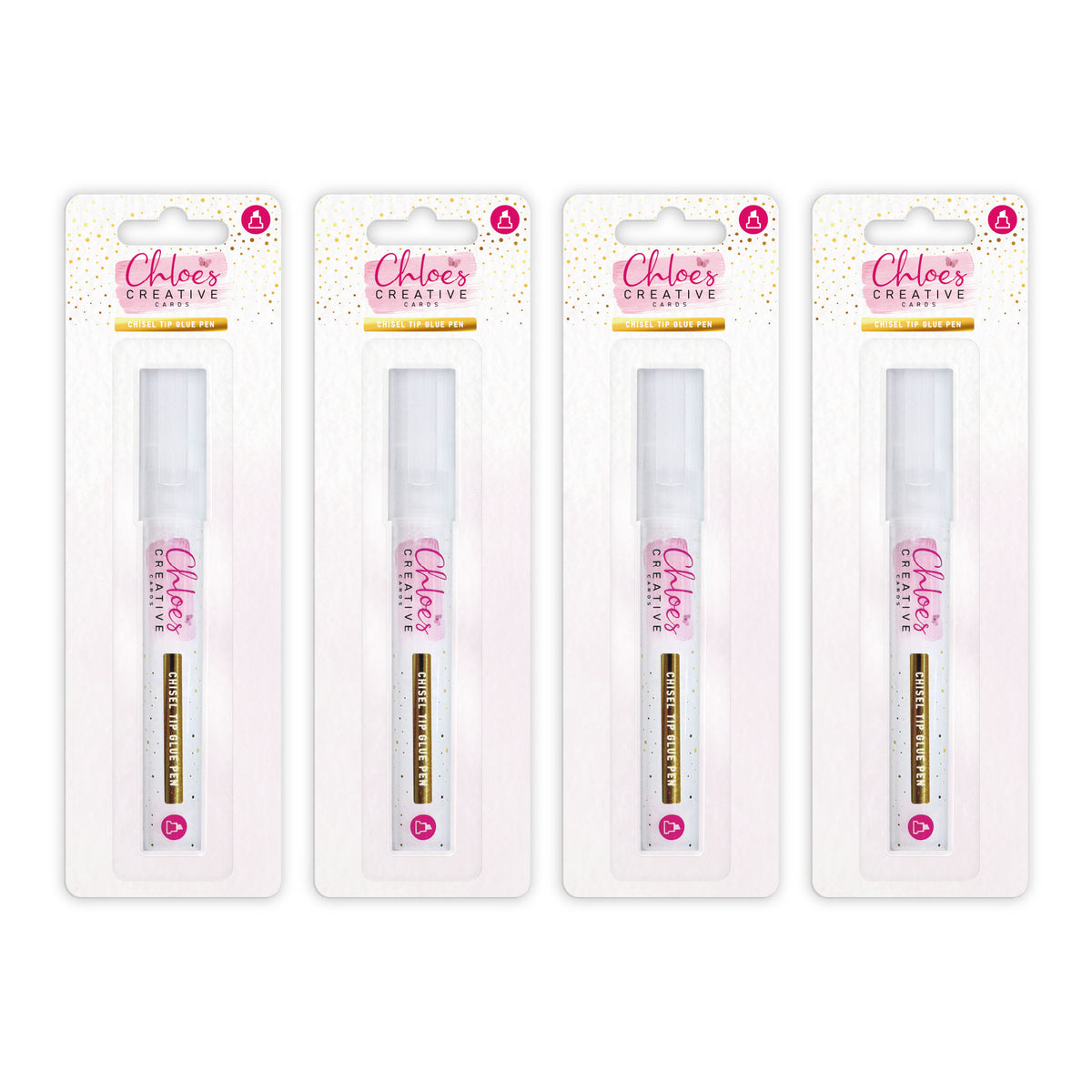 Chloes Creative Cards Multibuy Chisel Tip Glue Pen x 4