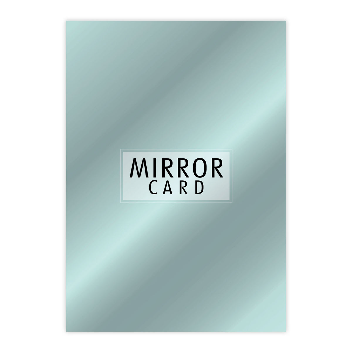 Chloes Creative Cards A4 Mirror Card - Aquamarine