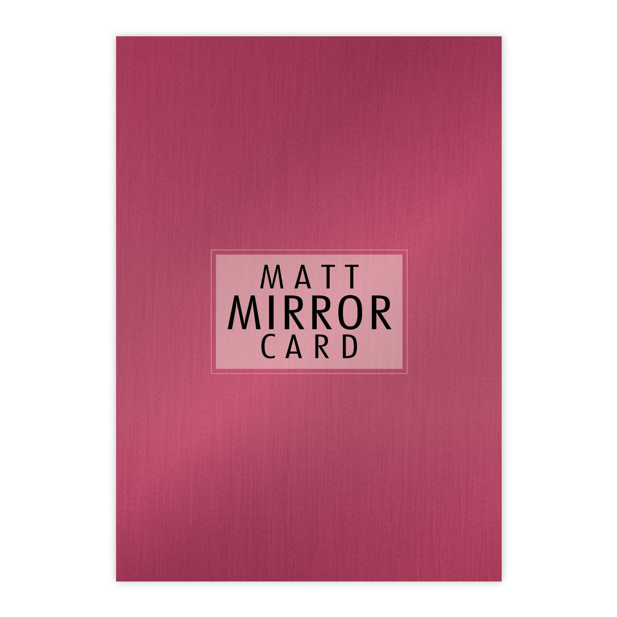 Chloes Creative Cards A4 Matt Mirror Card - Azalea