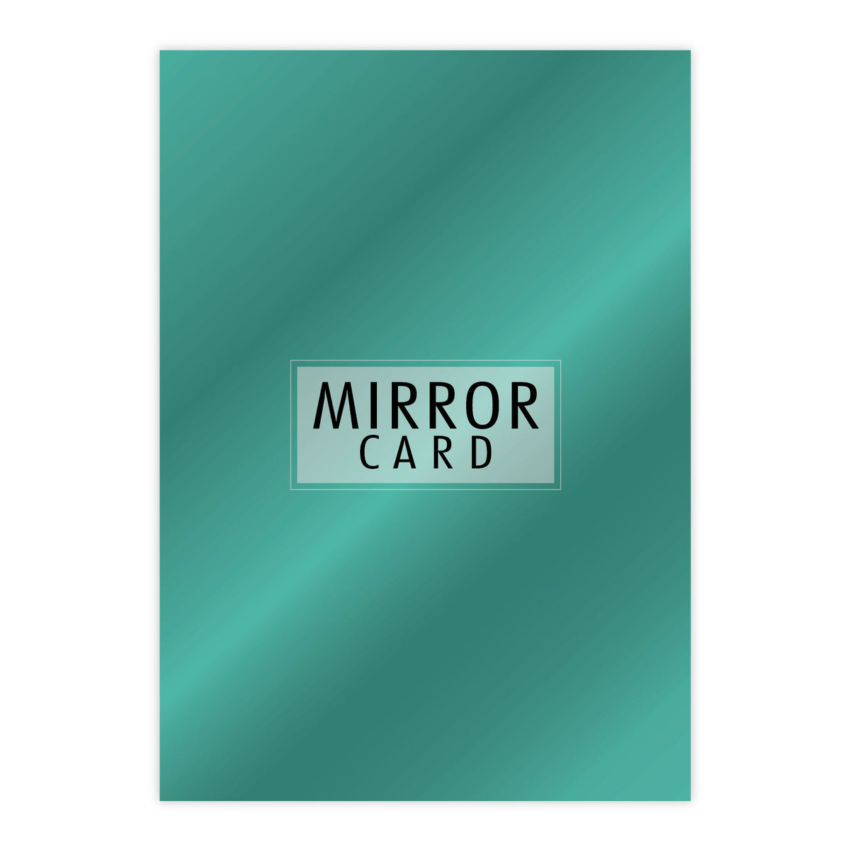 Chloes Creative Cards A4 Mirror Card - Lagoon
